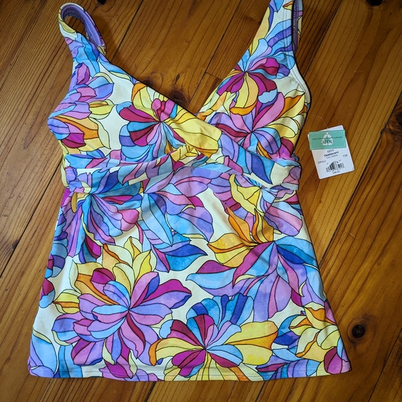 Sunsets | Swim | Sunsets Swimwear Elsie Tankini Opalescent Print 32dd ...